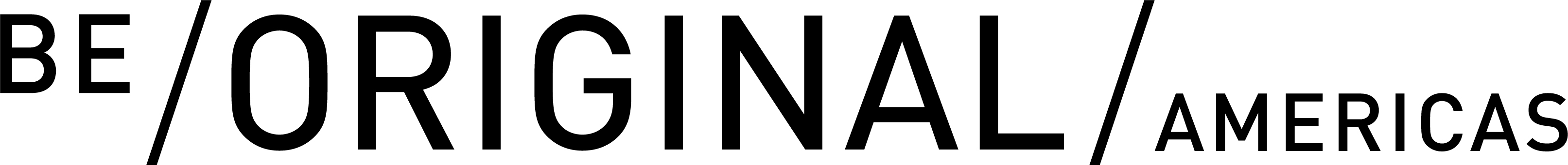 Be Original Americas logo + website redesign